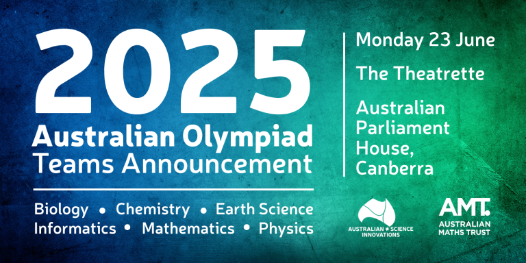 Announcing the 2025 International Science Olympiad teams! - Australian ...